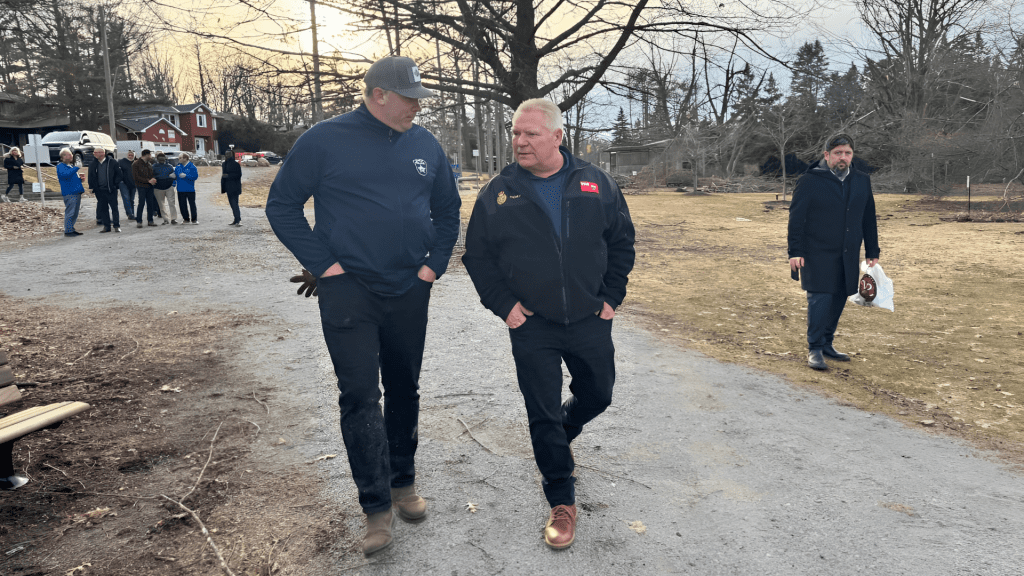 Ford tours ice storm damage in Barrie's Sunnidale Park - CompassNews